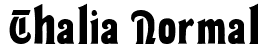 Thalia Normal Font: Free Download | MaisFontes