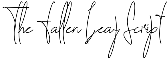 The Fallen Leaf Script: Free Font Download | MaisFontes