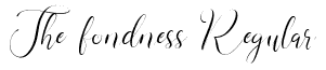 The fondness Regular: Free Font Download | MaisFontes
