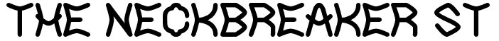 The Neckbreaker St: Free Font Download | MaisFontes