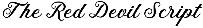 The Red Devil Script: Free Font Download | MaisFontes