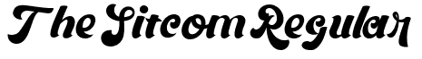 The Sitcom Regular: Free Font Download | MaisFontes