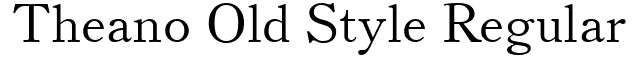 Theano Old Style Regular: Free Font Download | MaisFontes