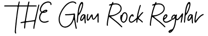 THE Glam Rock Regular: Free Font Download | MaisFontes