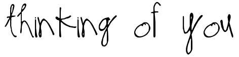 Thinking of You: Free Font Download | MaisFontes