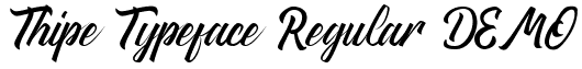 Thipe Typeface Regular DEMO: Free Font Download | MaisFontes