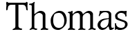 Thomas: Free Font Download | MaisFontes