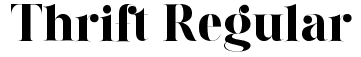 Thrift Regular: Free Font Download | MaisFontes