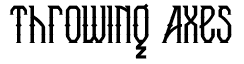 Throwing Axes Font: Free Download | MaisFontes