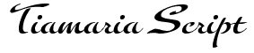 Tiamaria Script: Descargar Fuente Gratis | MaisFontes