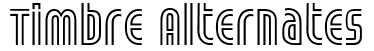 Timbre Alternates: Free Font Download | MaisFontes