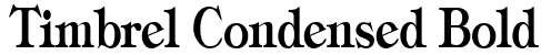 TimbrelCondensed Bold: Free Font Download | MaisFontes