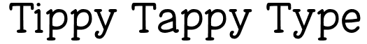 Tippy Tappy Type: Download Free Font | MaisFontes