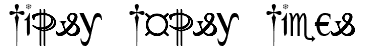 Tipsy Topsy Times: Free Font Download | MaisFontes