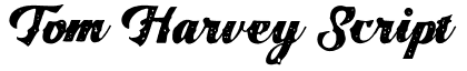 Tom Harvey Script: Free Font Download | MaisFontes