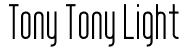 Tony Tony Light: Free Font Download | MaisFontes