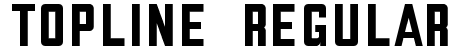 Topline regular: Free Font Download | MaisFontes