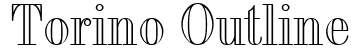 Torino Outline Font: Free Download | MaisFontes