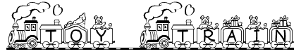Toy Train: Free Font Download | MaisFontes