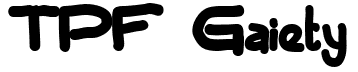 TPF Gaiety: Free Font Download | MaisFontes