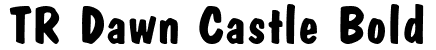 TR Dawn Castle Bold: Free Font Download | MaisFontes