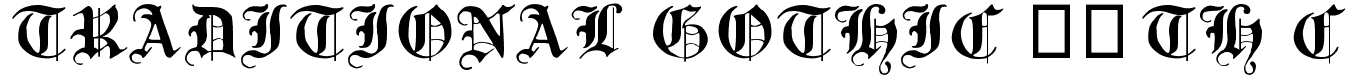 Traditional Gothic 17th c: Free Font Download | MaisFontes