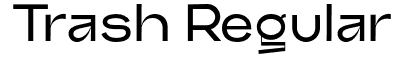 Trash Regular：免费字体下载 | MaisFontes