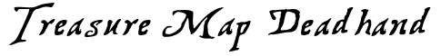 Treasure Map Deadhand: Free Font Download | MaisFontes