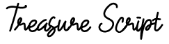 Treasure Script: Free Font Download | MaisFontes