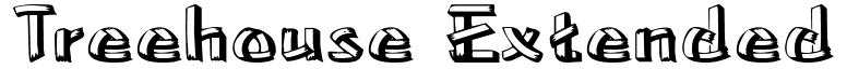 Treehouse Extended: Free Font Download | MaisFontes