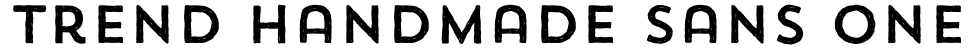 Trend Sans One Font: Free Download | MaisFontes
