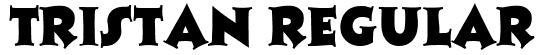 Tristan Regular Font: Free Download | MaisFontes