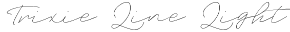 Trixie Line Light: Free Font Download | MaisFontes