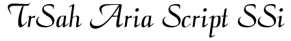 TrSah Aria Script SSi: Free Font Download | MaisFontes