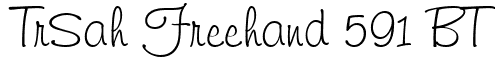 TrSah Freehand 591 BT Font: Free Download | MaisFontes