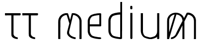 TT Medium: Free Font Download | MaisFontes