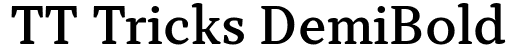 TT Tricks DemiBold Font: Free Download | MaisFontes