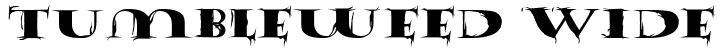 Tumbleweed Wide Font: Free Download | MaisFontes