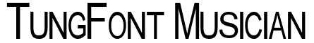 TungFont Musician: Baixar Fonte Grátis | MaisFontes