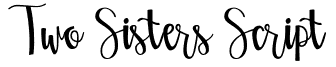 Two Sisters Script Font: Free Download | MaisFontes
