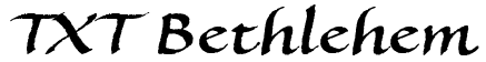 TXT Bethlehem: Free Font Download | MaisFontes