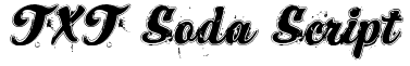 TXT Soda Script: Free Font Download | MaisFontes