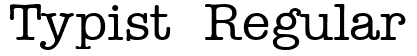 Typist Regular Font: Free Download | MaisFontes