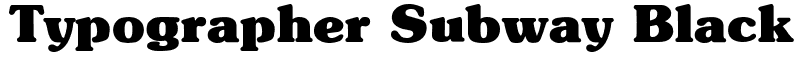 Typographer Subway Black Font: Free Download | MaisFontes