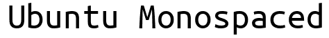 Ubuntu Mono：免费字体下载 | MaisFontes