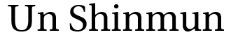 Un Shinmun: Free Font Download | MaisFontes