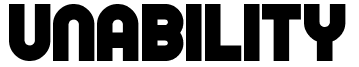Unability: Free Font Download | MaisFontes