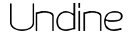 Undine: Free Font Download | MaisFontes