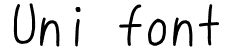 Uni: Free Font Download | MaisFontes
