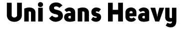Uni Sans Heavy Font: Free Download | MaisFontes